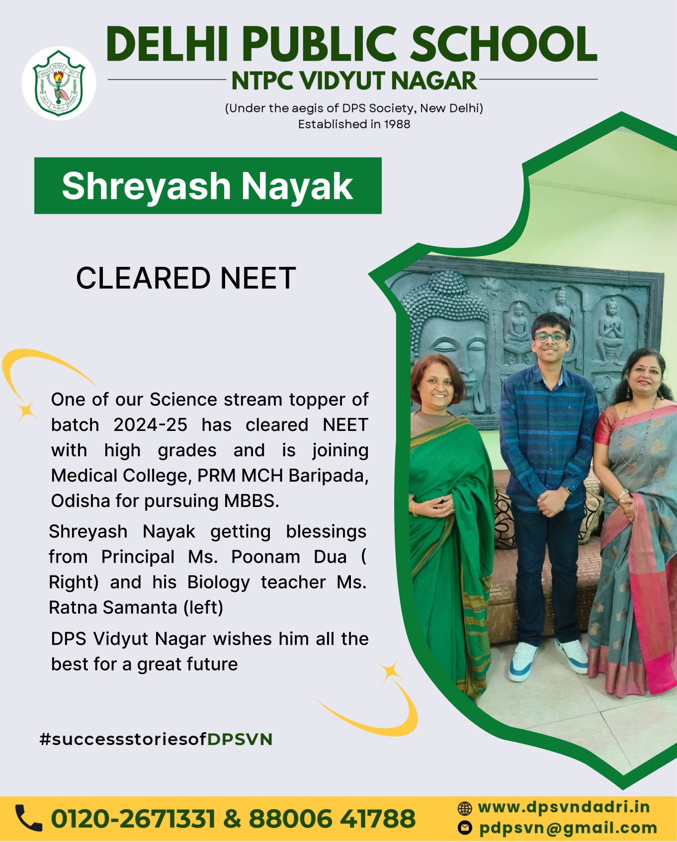 Awarded Best CBSE School in Dadri Region | DPS Vidyut Nagar | Top ...